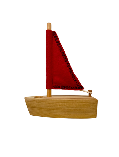 Wooden Sailboat – Farmhouse Friends